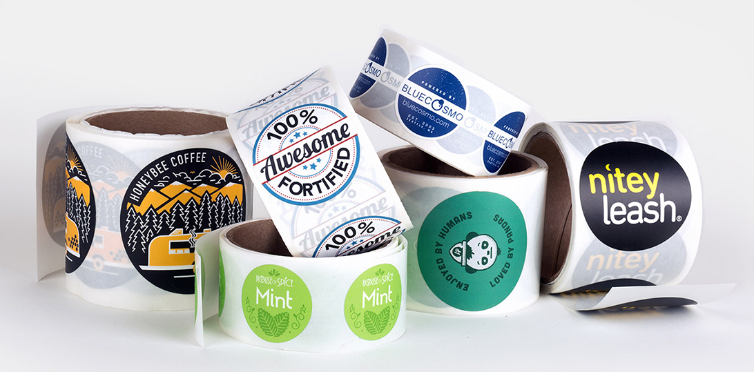 Full colour label printing - Catch PR - Print & Design - Essex